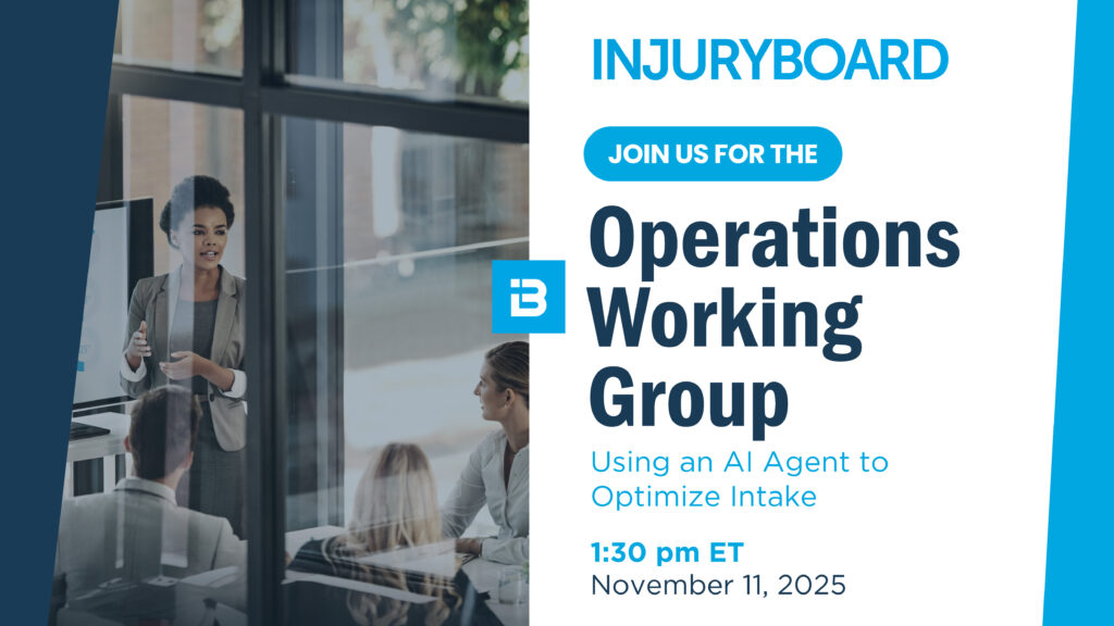 Operations Working Group: Using an AI Agent to Optimize Intake - Injury ...